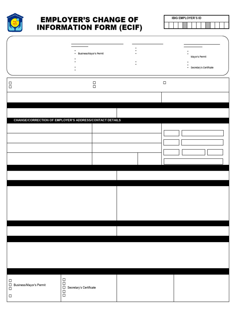 PFF106 EmployersChangeInformationForm V03 | PDF | Signature | Business