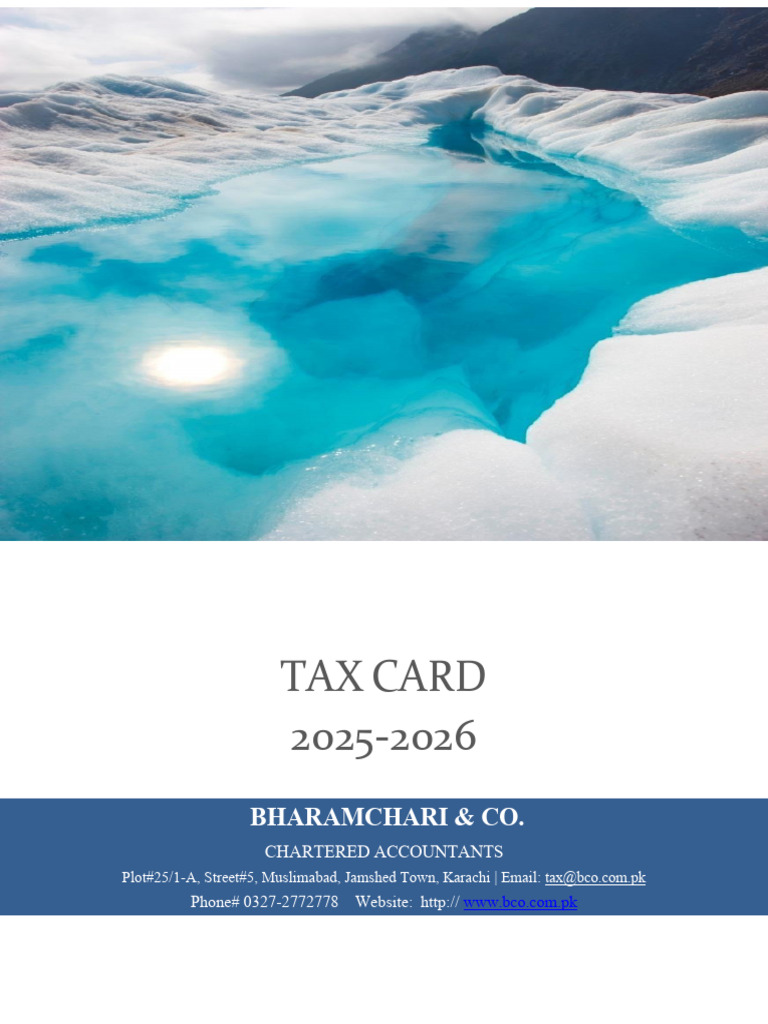 2025-2026 Tax Rates Overview | PDF | Taxes | Tax Rate