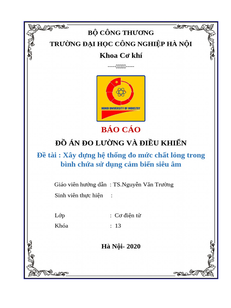 (123doc) Do An Xay Dung He Thong Do Muc Chat Long Trong Binh Chua Su Dung Cam Bien Sieu Am Co ...