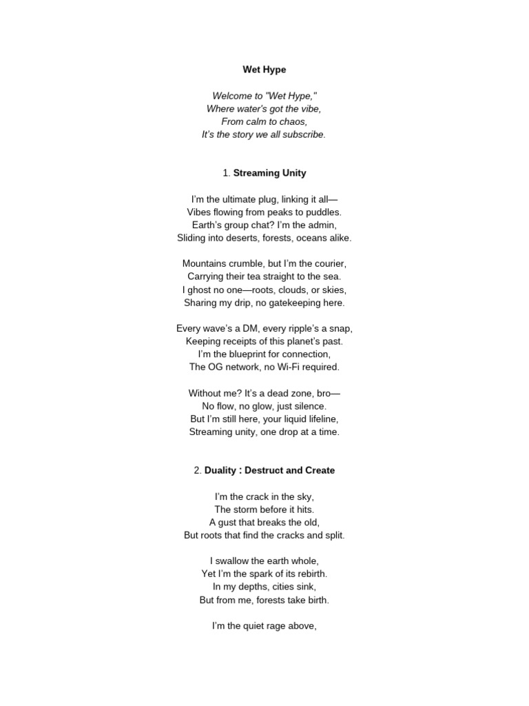 Wet Hype | PDF | Earth Sciences | Physical Geography