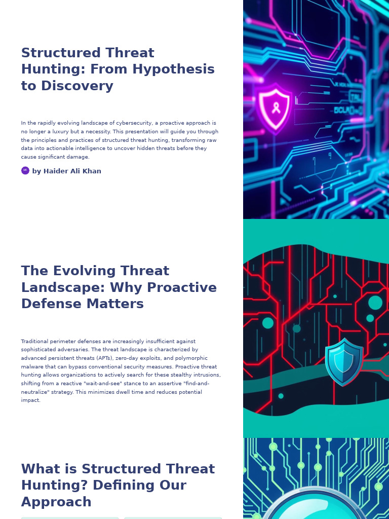 Structured Threat Hunting From Hypothesis To Discovery | PDF | Computer Security | Security