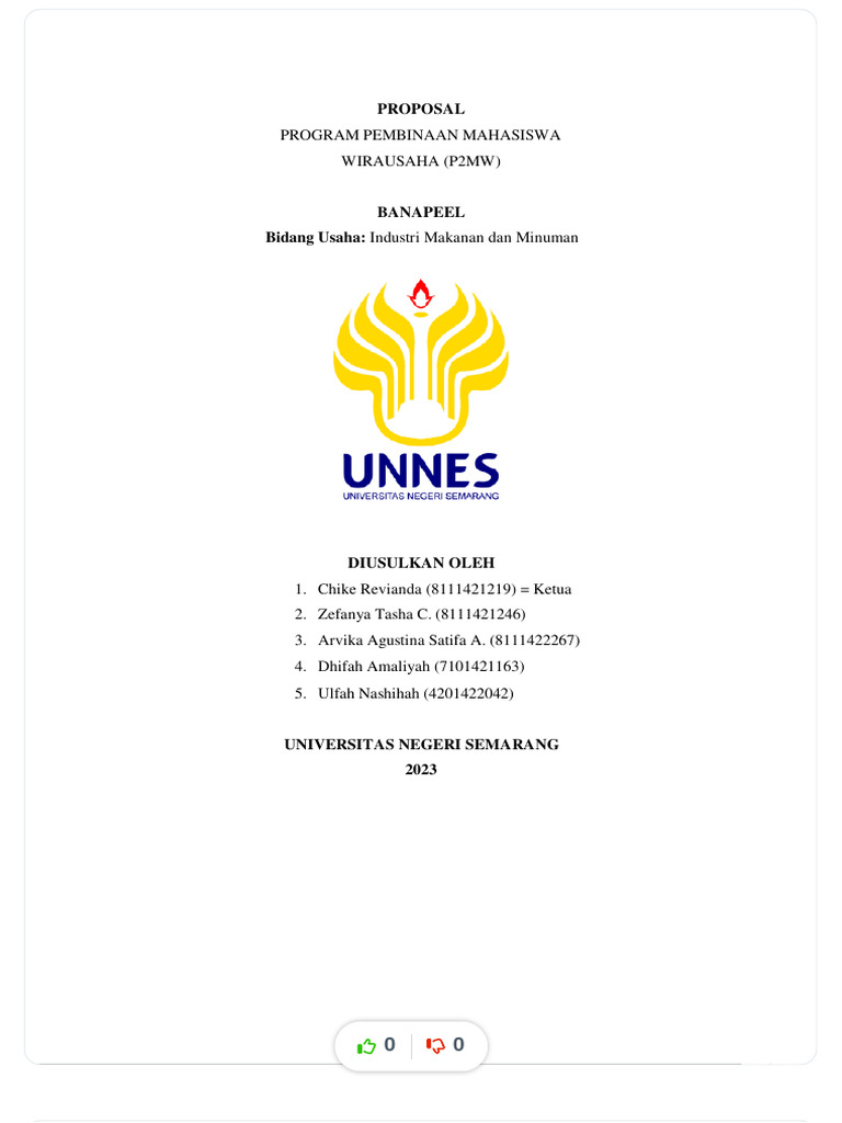 Proposal p2mw Banapeel Compress | PDF