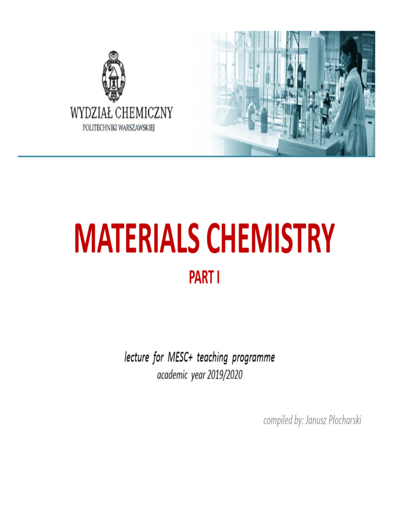 Introduction to Materials Chemistry | PDF | Electron Configuration ...