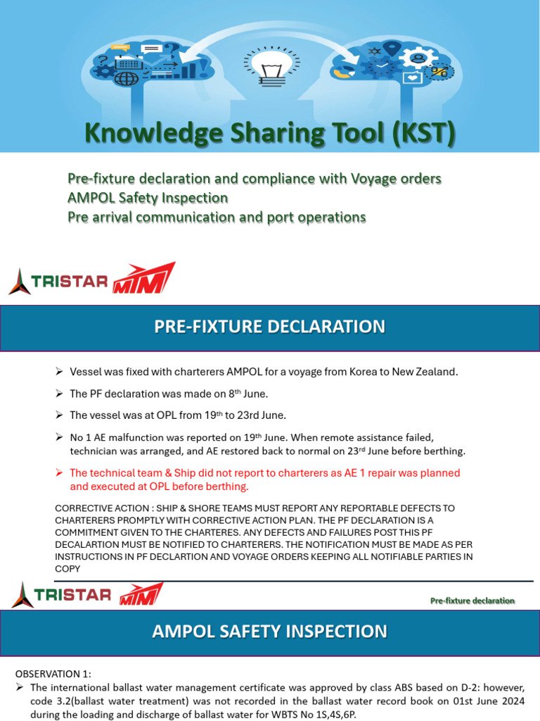 Communication and Compliance With Voyage Orders (Crew Training Version ...