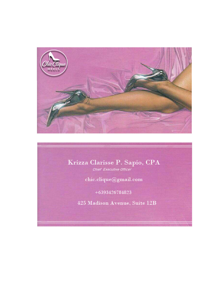 Sapio Business Card PDF | PDF