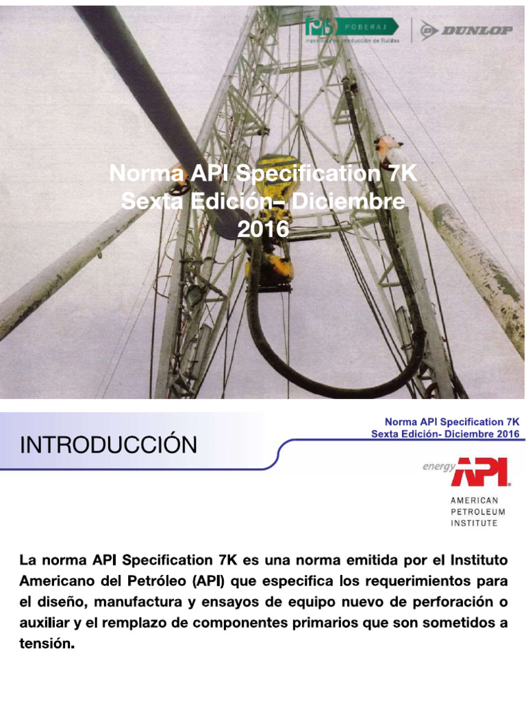 Norma Api 7K | PDF