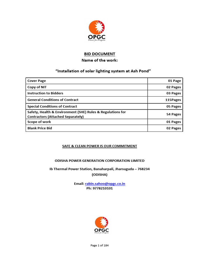 Opgc SPV Street Lighting | PDF | Auction | Taxes