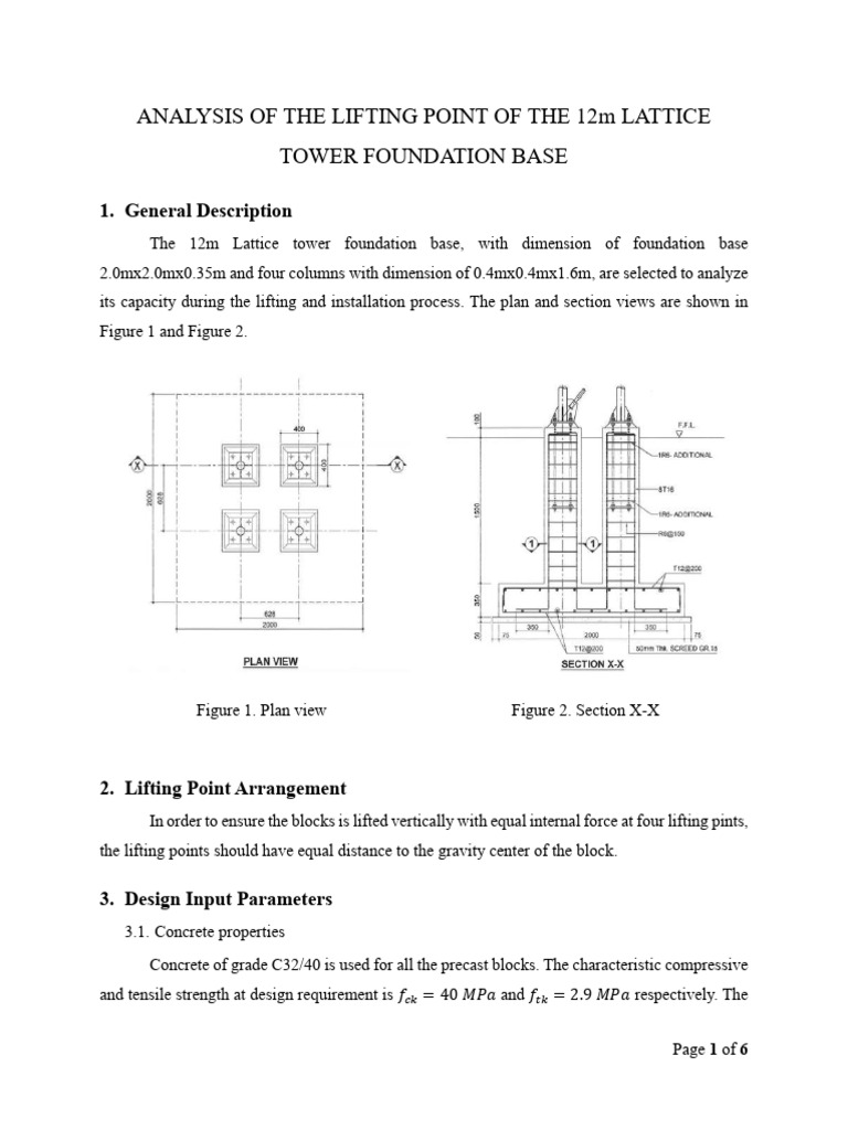 ECT-PII-20250218-Analysis of The Lifting Point of The 12m Lattice Tower ...