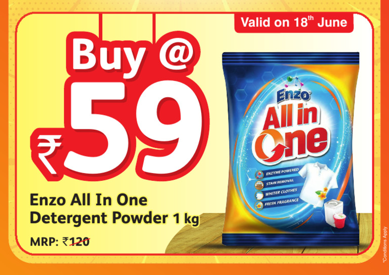 Enzo Detergent Powder - A4 Offer | PDF