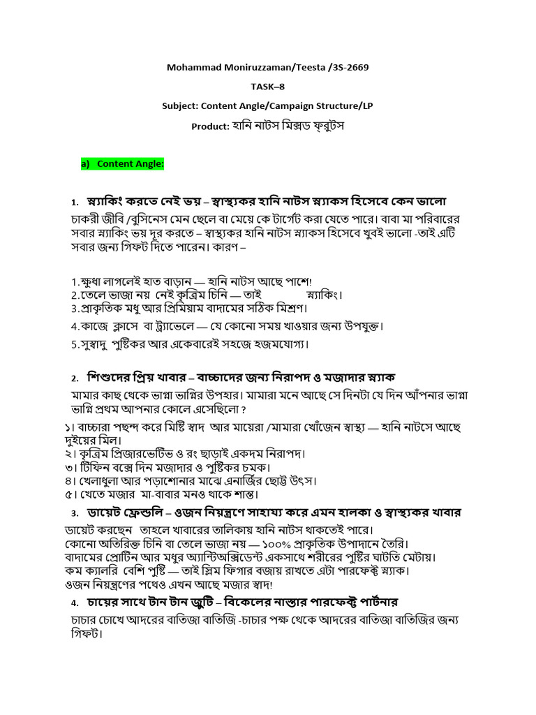 TASK-8 Content Angle | PDF