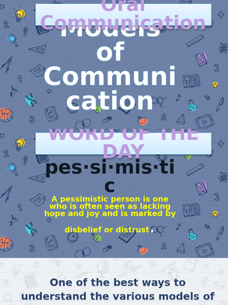 l2 - Models of Communication | PDF | Communication | Human Communication