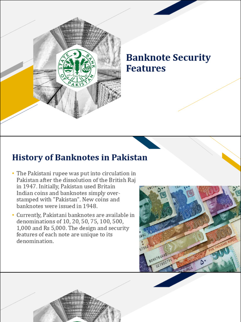 Banknote Security Features and Handling Guidelines | PDF | Currency