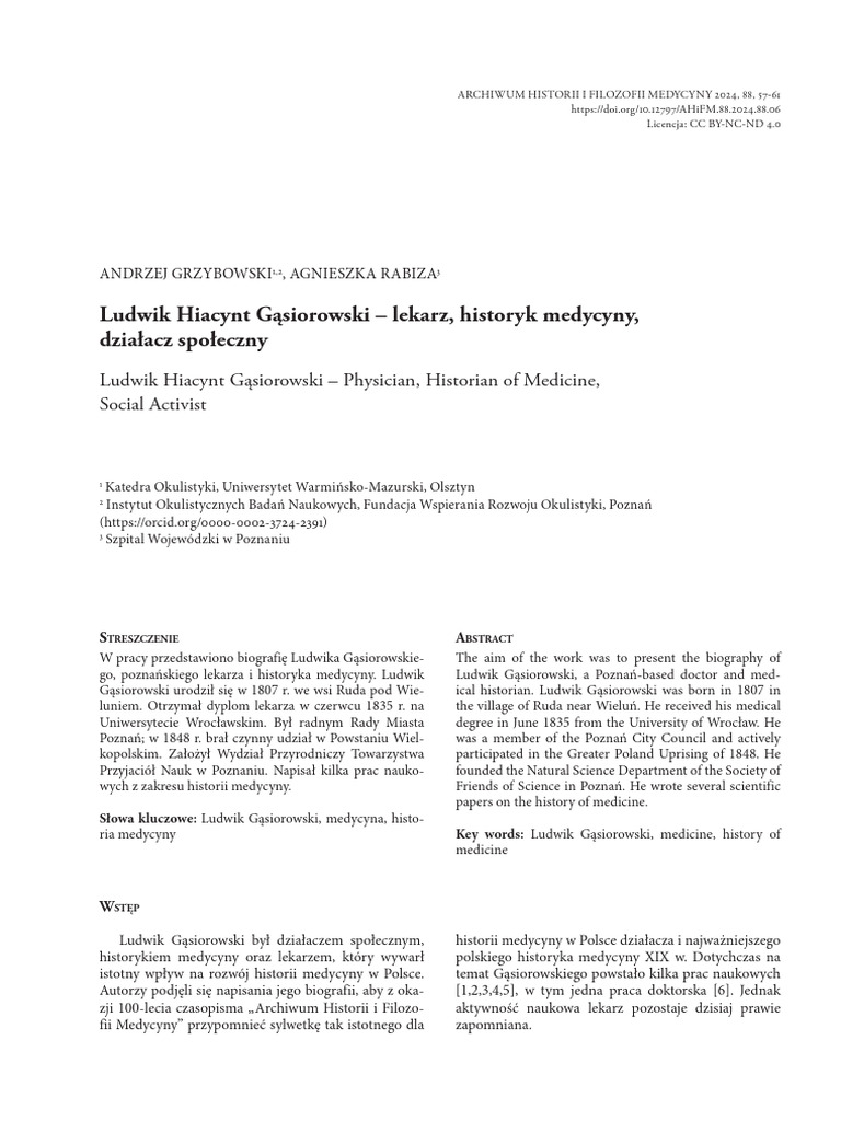 07 Grzybowski Ludwik Hiacynt Gasiorowski | PDF
