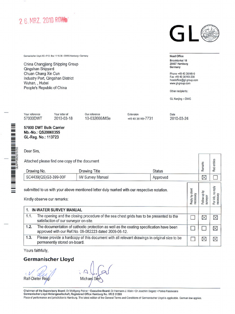 2010 3 30 Approve Letter | PDF