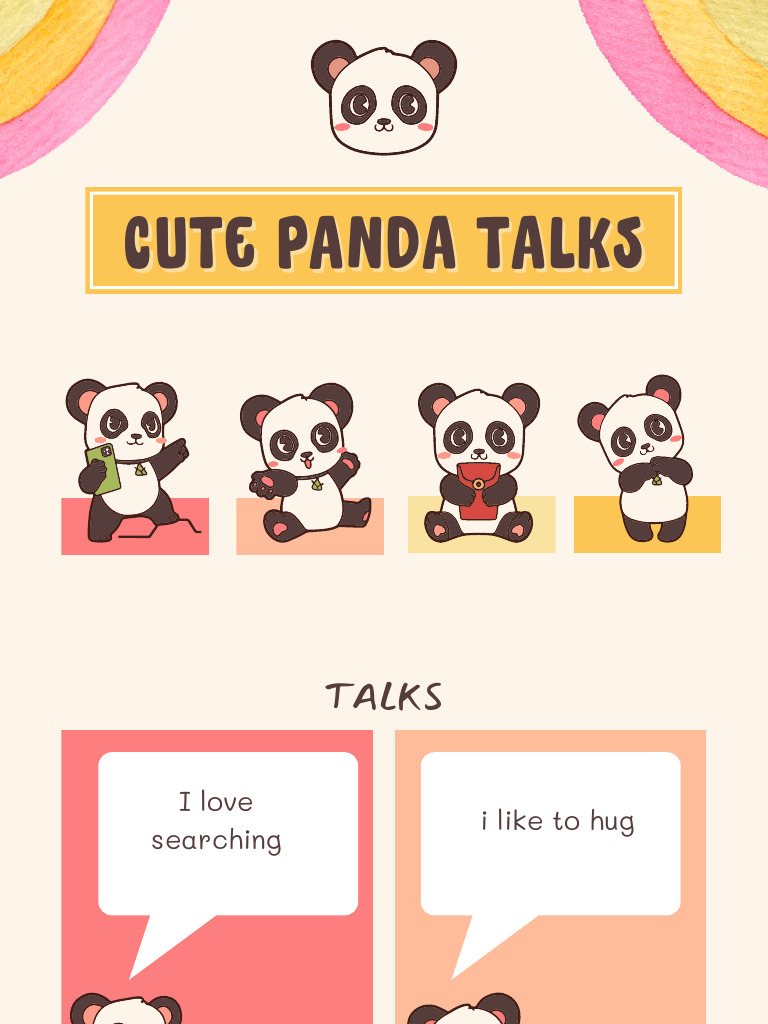 Colorful Playful Cute Panda Talks Storyboard - 20250714 - 133551 - 0000 ...