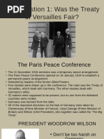 Aims of The Big Three | PDF | World War I | Treaty Of Versailles