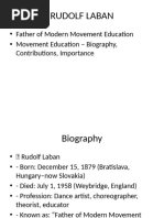 Rudolf Laban: Movement Analysis | PDF
