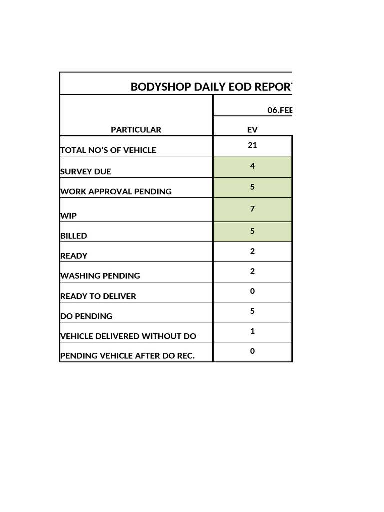Daily Report | PDF
