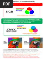 Teste de Impressão e Cores CMYK | PDF