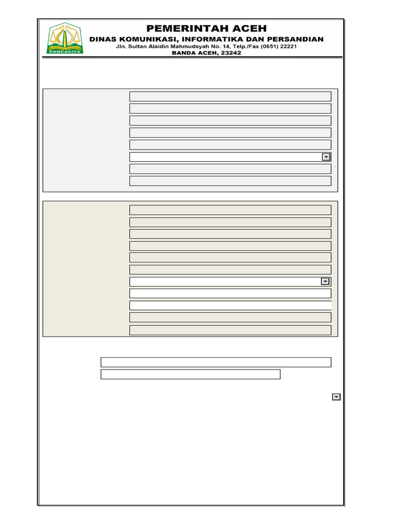 Formulir Surat Rekomendasi SKPA OK | PDF