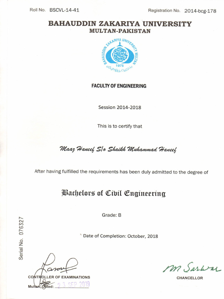My Bachelor Degree-Min | PDF