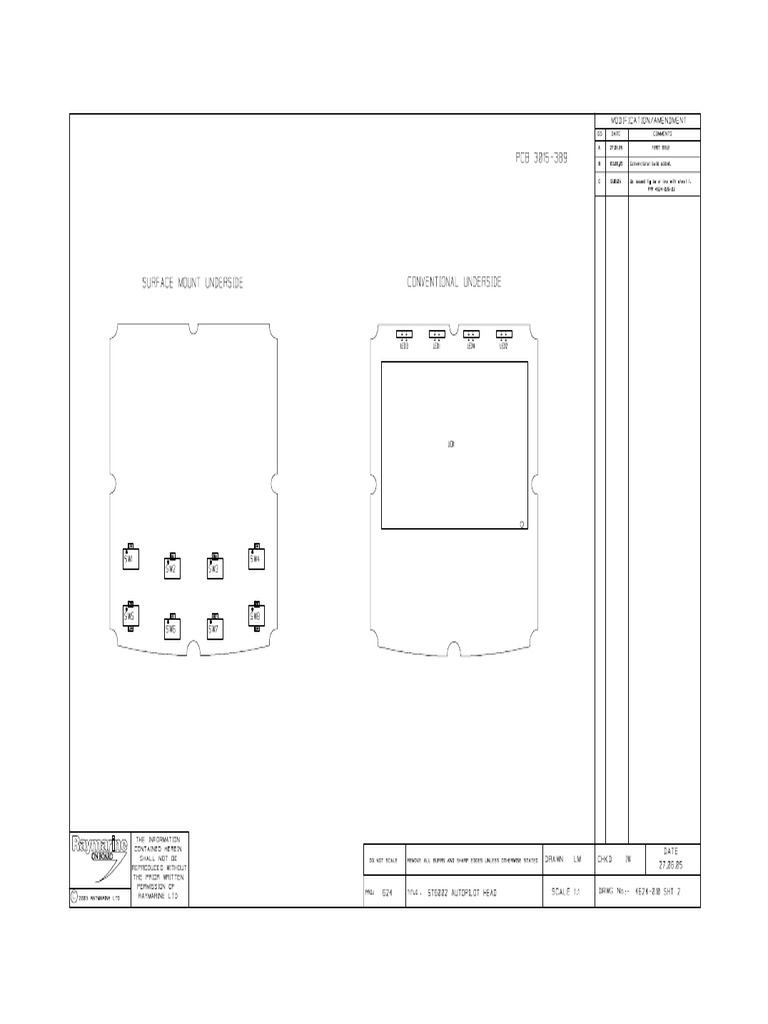 PCB (Keypad Side) 4624010c - sht2 | PDF