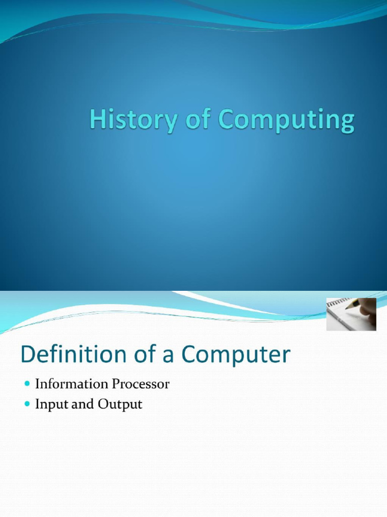 Very Brief History of Computing | PDF