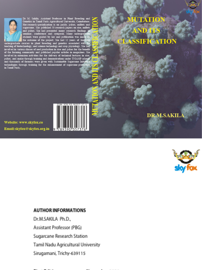 Mutation and Its Classification | PDF | Mutation | Point Mutation