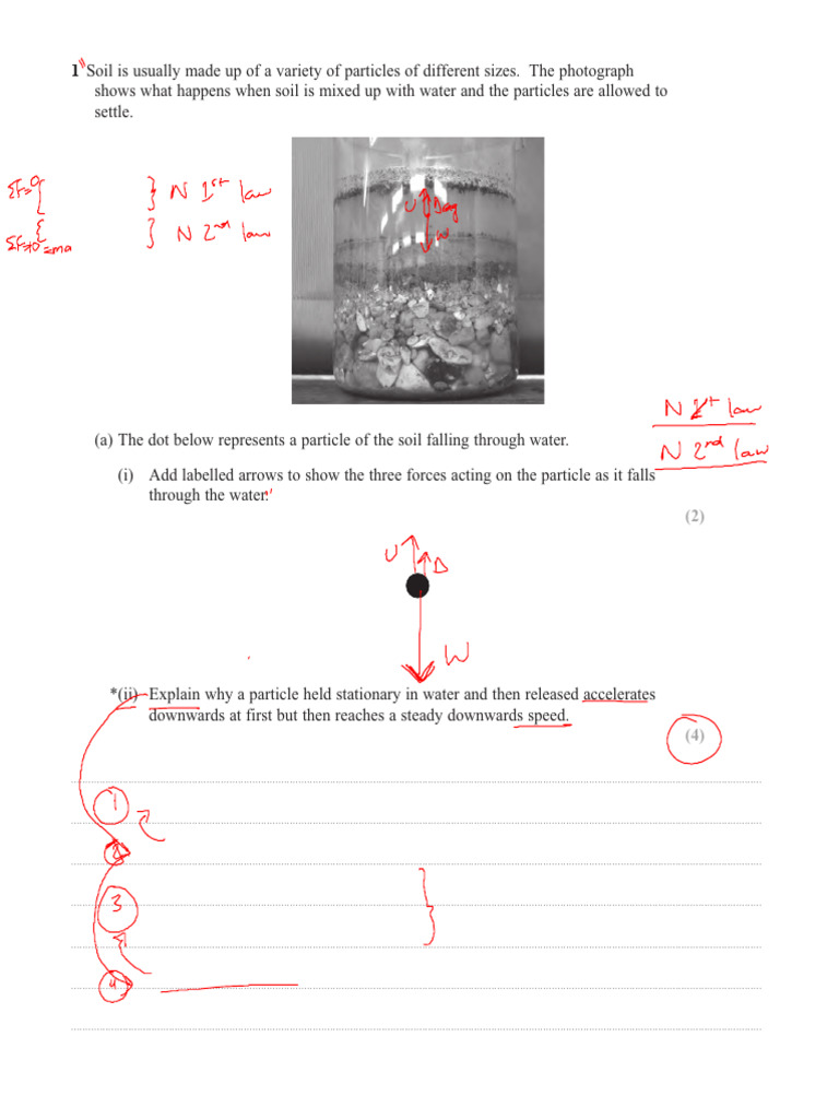 Statics & Resolving Forces QP | PDF | Force | Acceleration