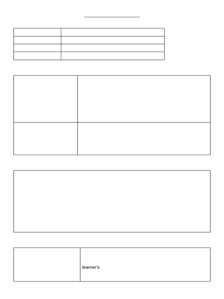 Grade 7 Quadrilateral Lesson Plan | PDF | Learning | Teachers