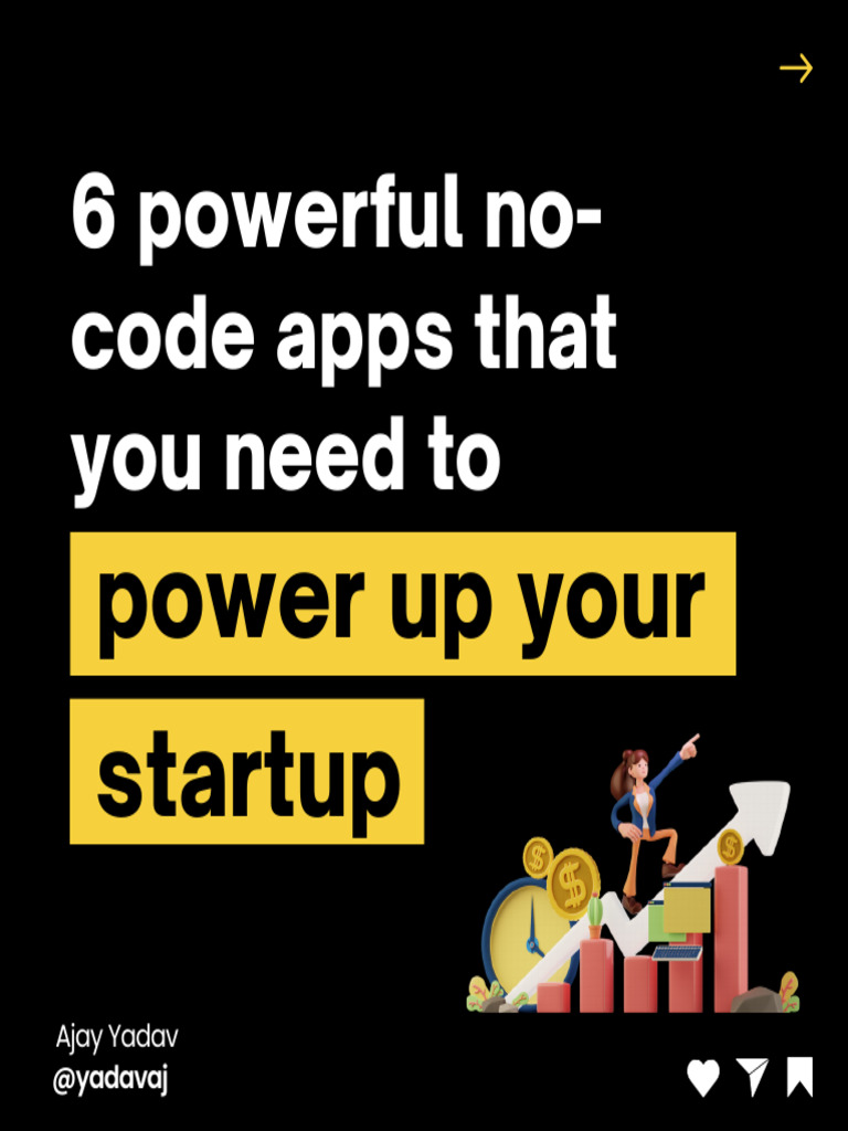 6 No-Code Tools To Build Your Startup | PDF