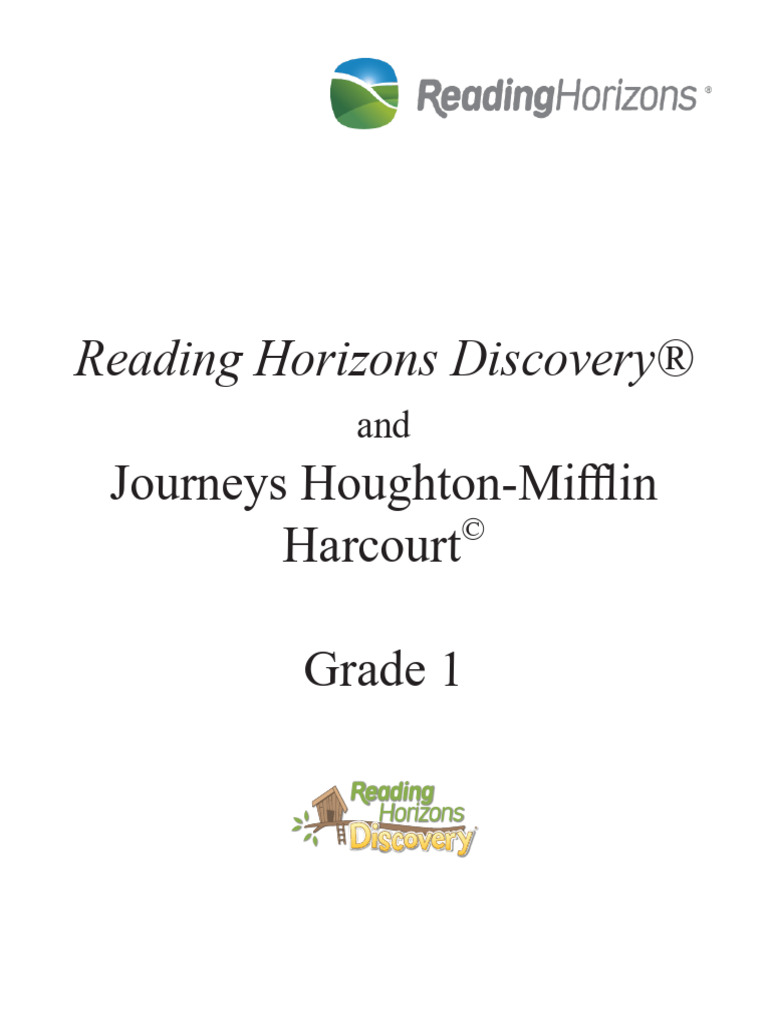 Discovery Sequence Journeys Houghton Mifflin Firstgrade 2014 | PDF ...