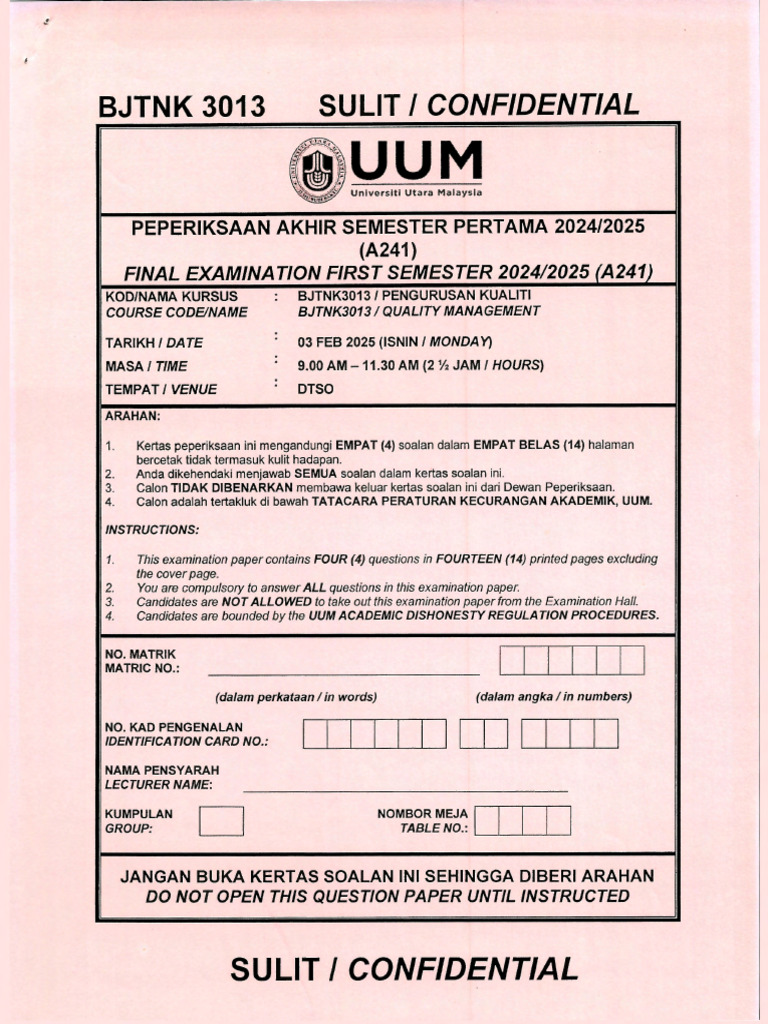 BJTNK3013 1 2024 2025-A241 | PDF