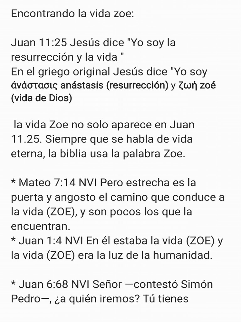 Vida de Dios | PDF
