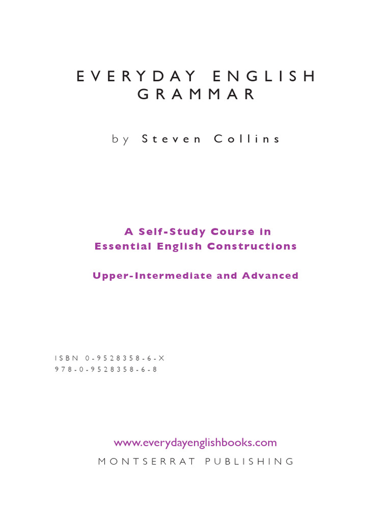 Everyday English Grammar Guide | PDF | English Language | Linguistics