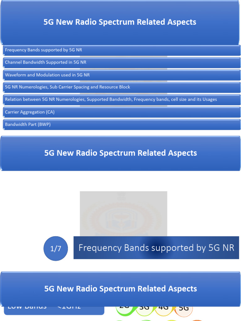 5G NR Frequency Bands and Specifications | PDF | Radio ...
