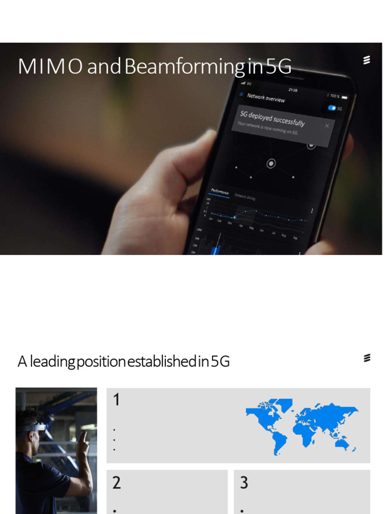 Mimo And Beamforming In 5g 5gb5 Pdf Mimo Antenna Radio