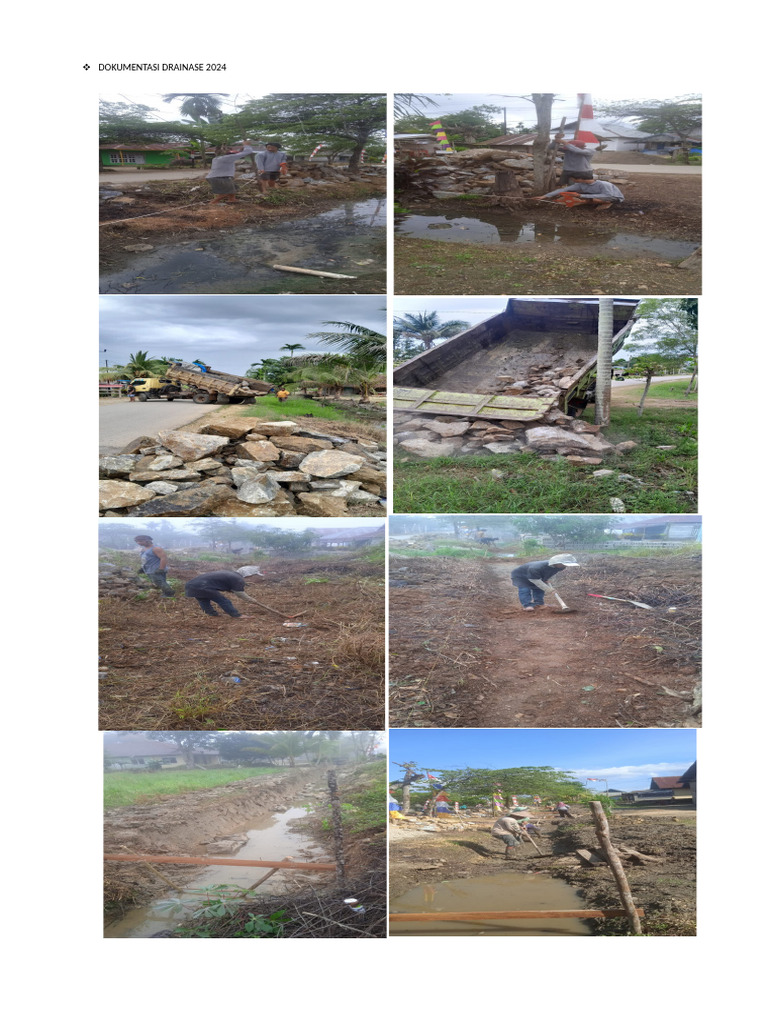 Dokumentasi Drainase 2024 | PDF