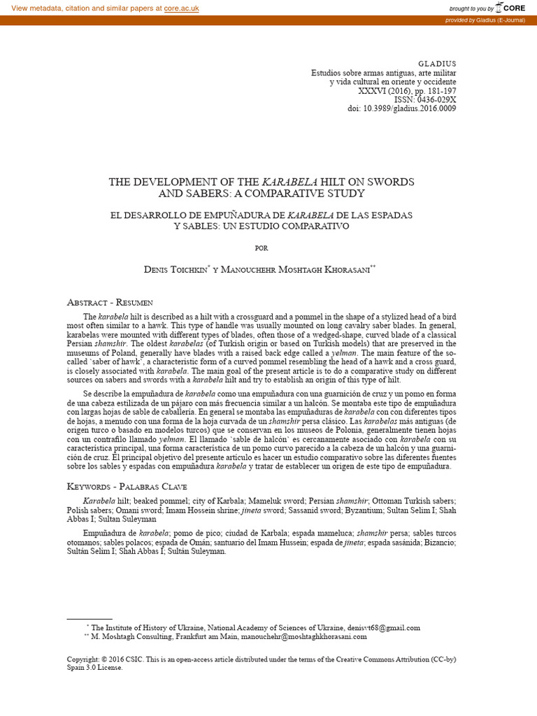 El Desarrollo de Empunadura de em Karabe | PDF | Sword | Dragon