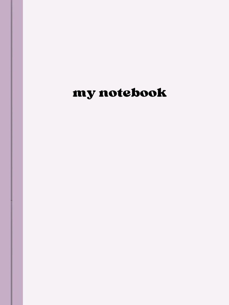 Freebie Notebook Covers 6 | PDF