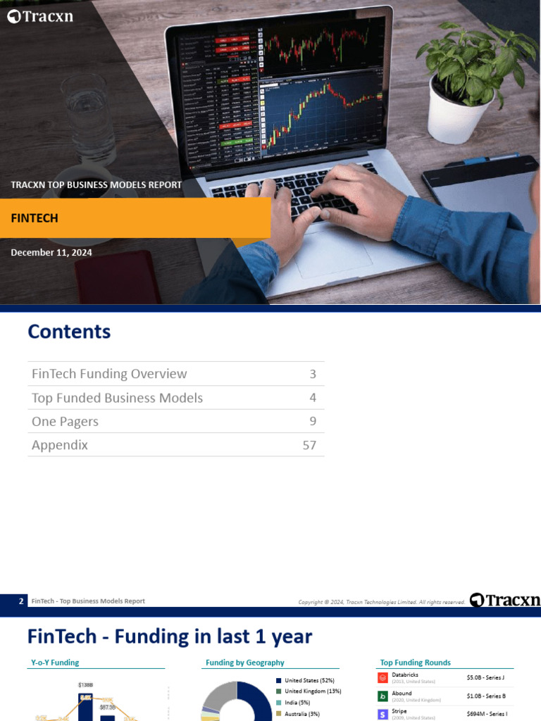 Top Business Models in FinTech - 11 Dec 2024 | PDF | Service Industries ...