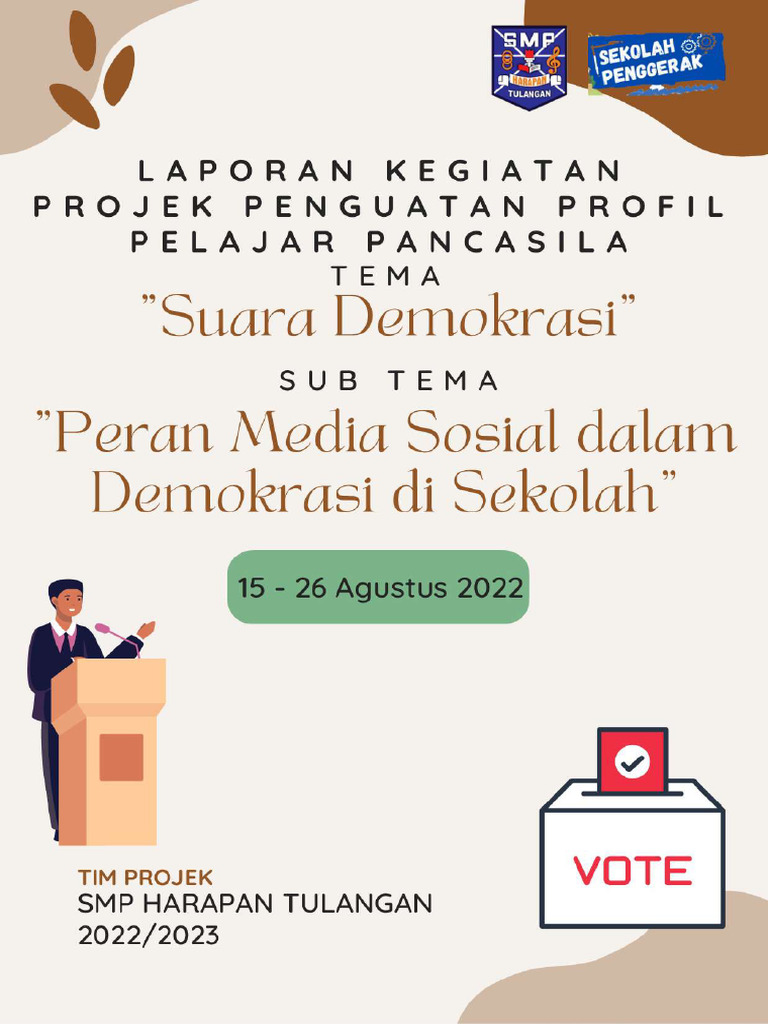 Contoh Laporan Kegiatan P5 | PDF