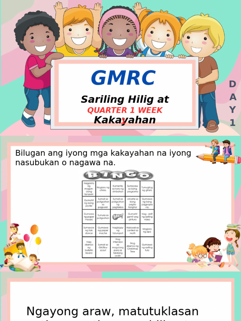 GMRC Q1 W1 | PDF