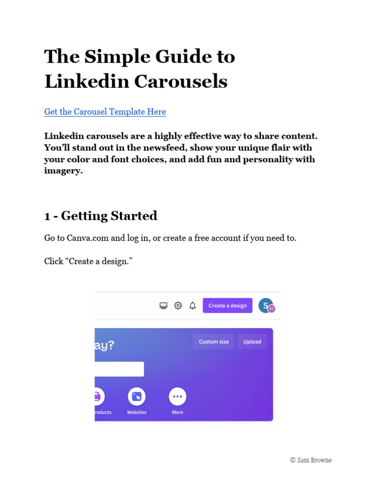 Carousels 1 - The Simple Guide To Carousels | PDF | Digital Technology | Software