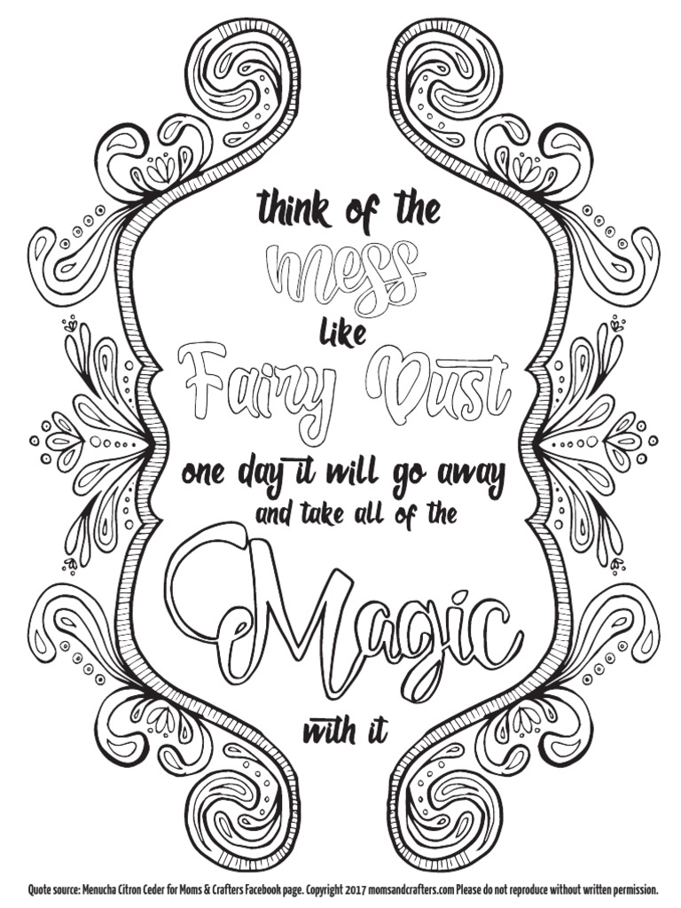 Quarantine Bundle Motherhood Coloring Page by Moms and Crafters 5qglry ...
