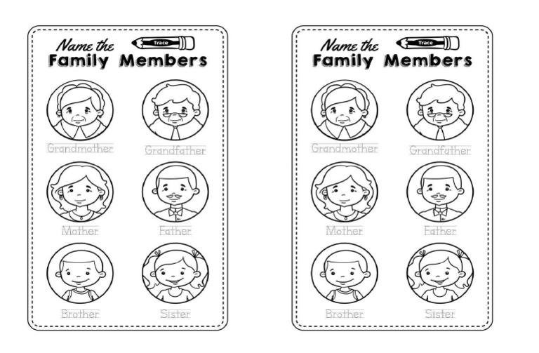 1° Básico Family Members-1 | PDF