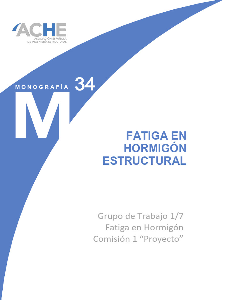 Guía sobre Fatiga en Hormigón Estructural | PDF | Fatiga (material ...