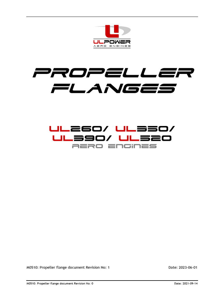 Propeller Flange Specifications Guide | PDF | Mechanical Engineering ...