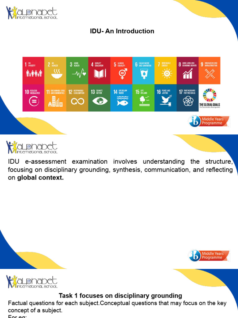 IDU Exam Overview and Guidelines | PDF