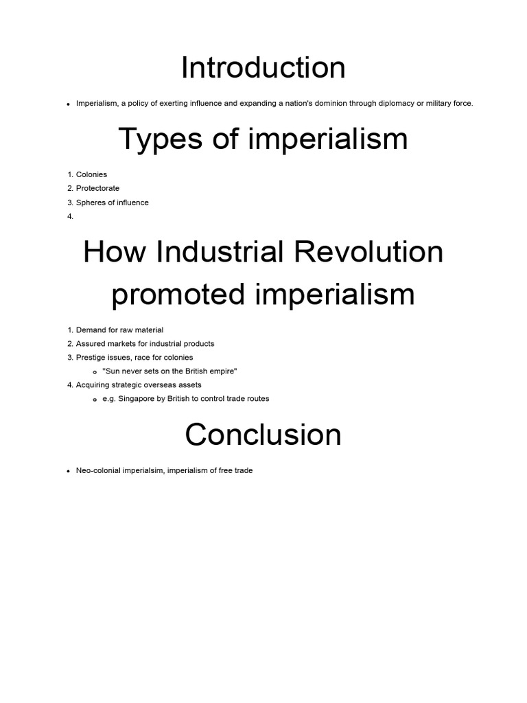 Imperialism | PDF